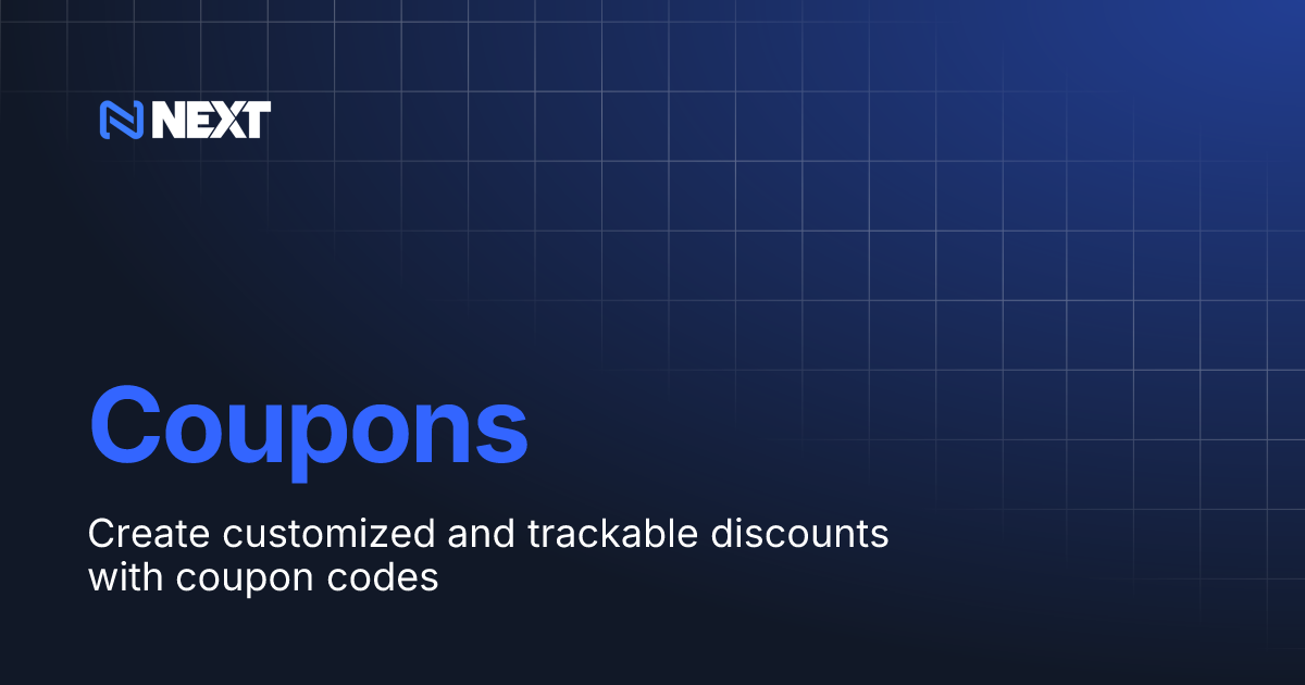 Coupons | NEXT COMMERCE